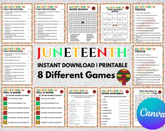 Juneteenth Games | Juneteenth Jeopardy | Juneteenth Party Game ...