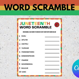 Juneteenth Games | Juneteenth Game Bundle | Trivia Game Juneteenth ...