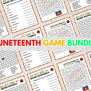 Juneteenth Games | Juneteenth Game Bundle | Trivia Game Juneteenth ...