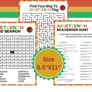 Juneteenth Games Juneteenth Game Bundle Trivia Game Juneteenth Party ...