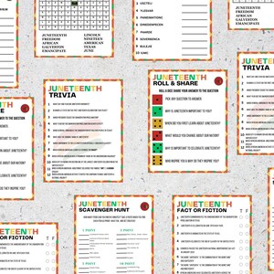 Juneteenth Games | Juneteenth Game Bundle | Trivia Game Juneteenth ...