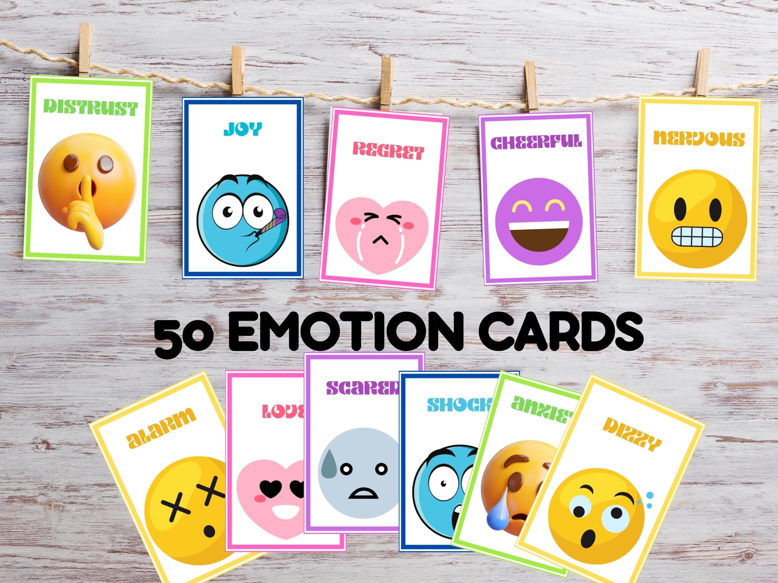 Emotion Chart Emotion Chart for Toddlers Toddler Emotion - Etsy