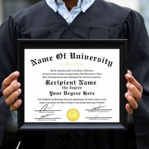 Editable University Diploma, College Degree Template, Printable ...