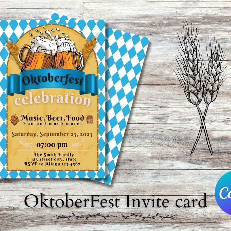 Oktoberfest Invitation - Etsy