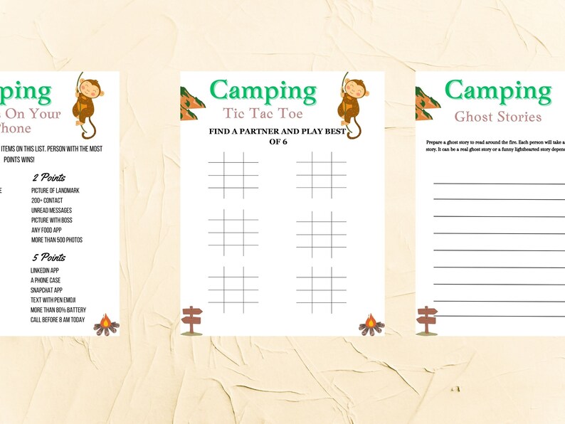 Camping Games | Camping Games Kids Families Adults | Camping Games ...