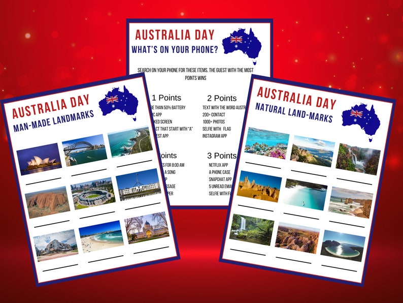 Australia Day Party Games, Australia Day Games, Australia Activities ...