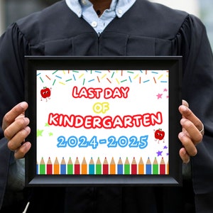 Last Day of School Sign End of the Year School Sign Printable Last Day ...