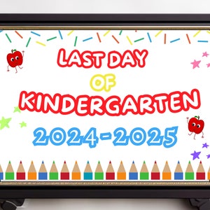 Last Day of School Sign End of the Year School Sign Printable Last Day ...