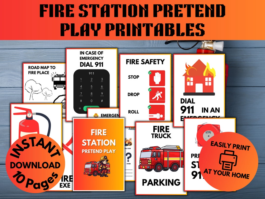 Fire Station Pretend Play Fire Station Dramatic Kids Educational ...