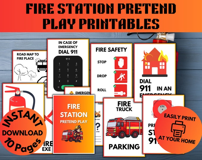 Fire Station Pretend Play Fire Station Dramatic Kids Educational ...