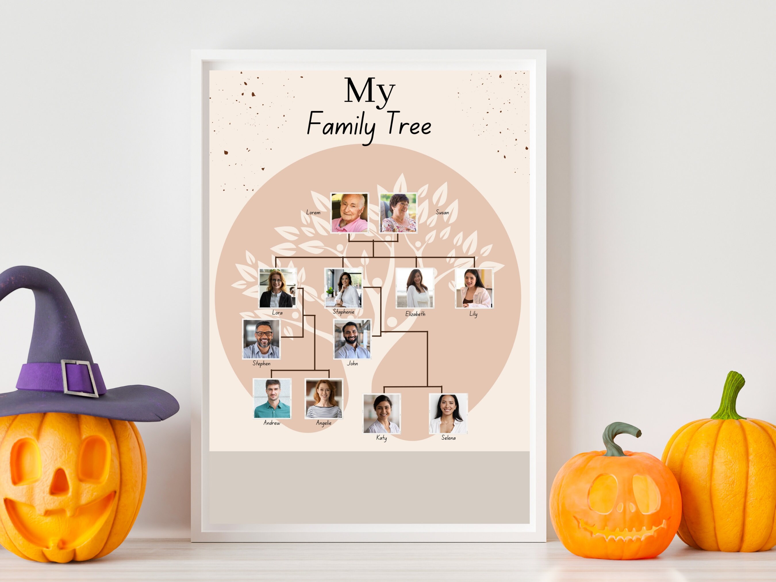 Family Tree Template family Tree Svg Tree of Life Family - Etsy