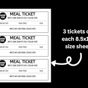 Customizable Fundraiser Ticket, BBQ Chicken Fundraiser Ticket Template ...