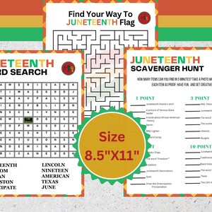 Juneteenth Games | Juneteenth Game Bundle | Trivia Game Juneteenth ...