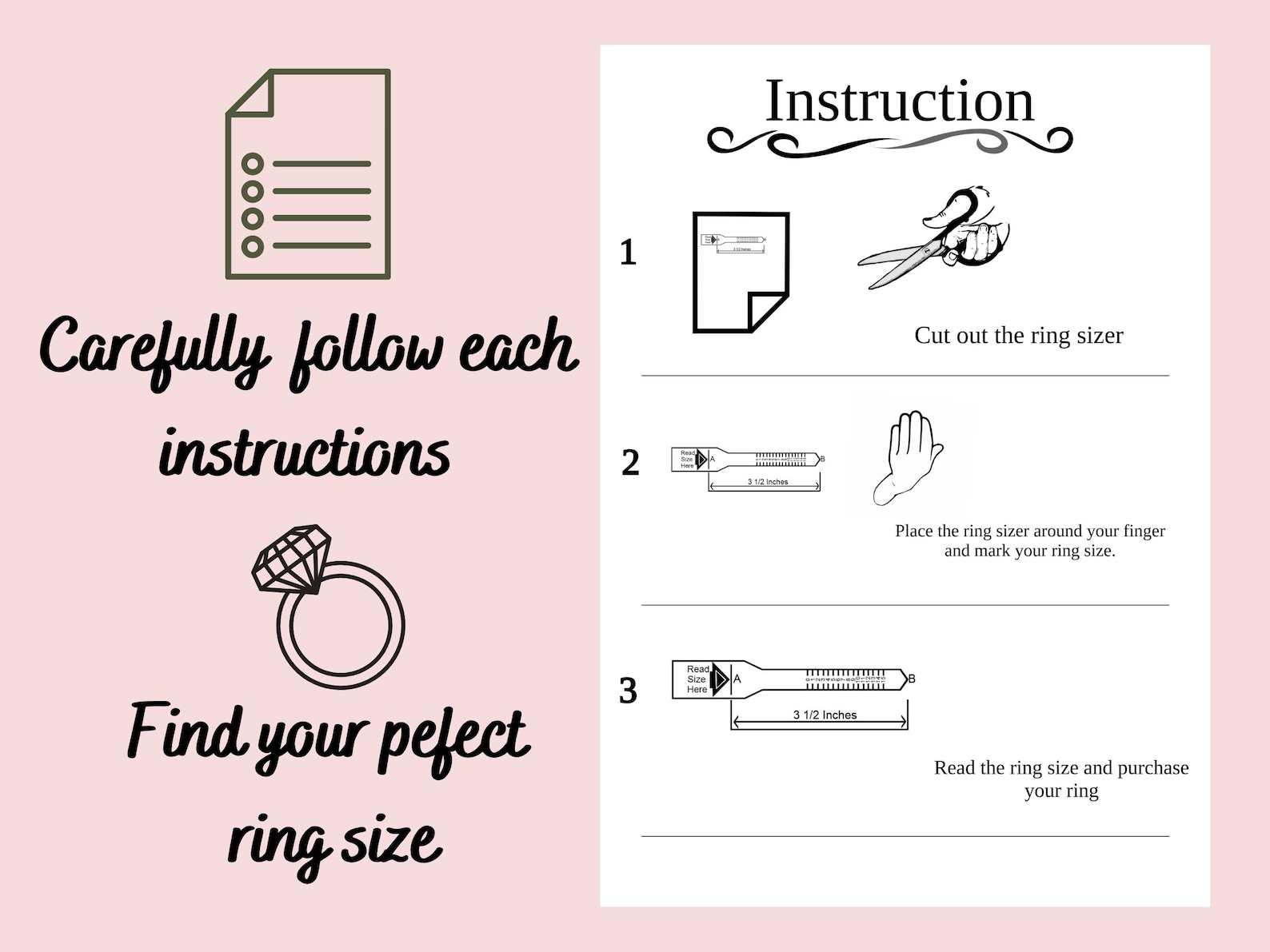 Ring Size Chart Printable Ring Sizer Conversion De Taille De Bague ...