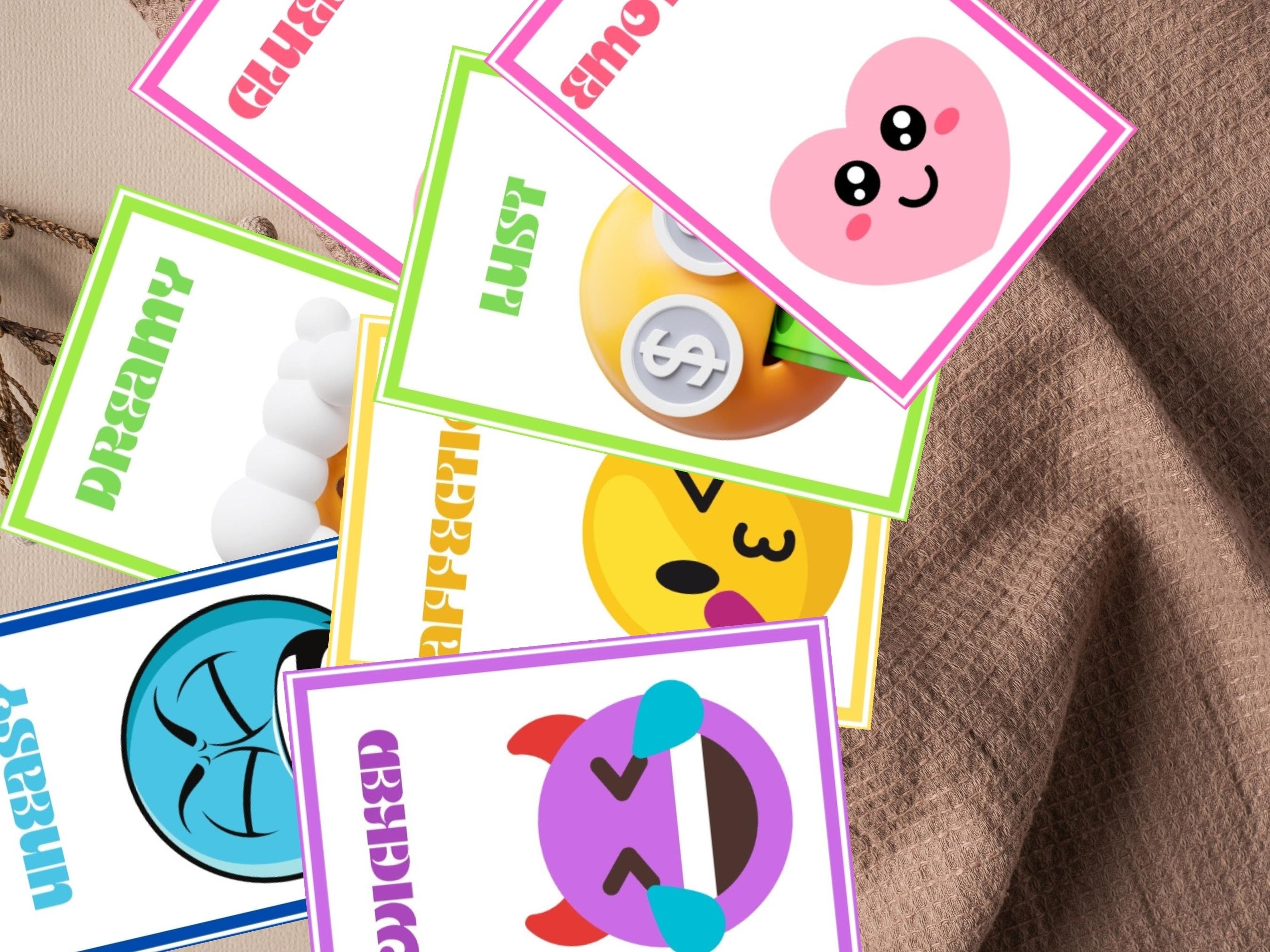 Emotion Chart Emotion Chart for Toddlers Toddler Emotion - Etsy