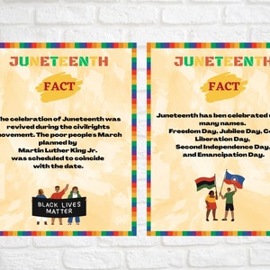 Juneteenth Juneteenth History Posters juneteenth Activity Black History ...