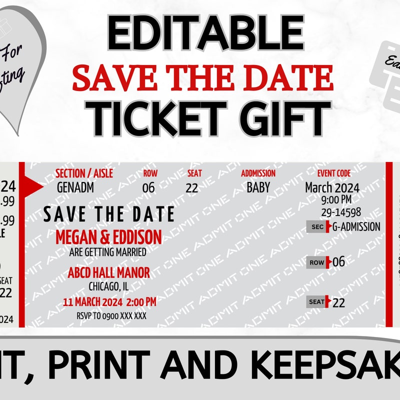 Save the Date Box - Etsy