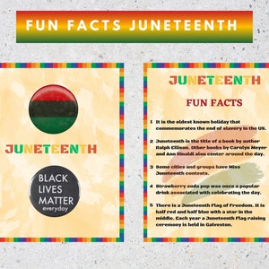 Juneteenth | Juneteenth History Posters |juneteenth Activity | Black ...
