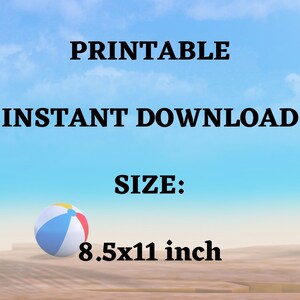 Summer Games, Printable Games Bundle, Party Games, Family Vacation Game ...