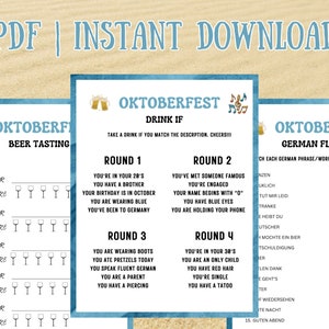 Oktoberfest Games| Beer Games | Think Fast Game | Drinking Game ...