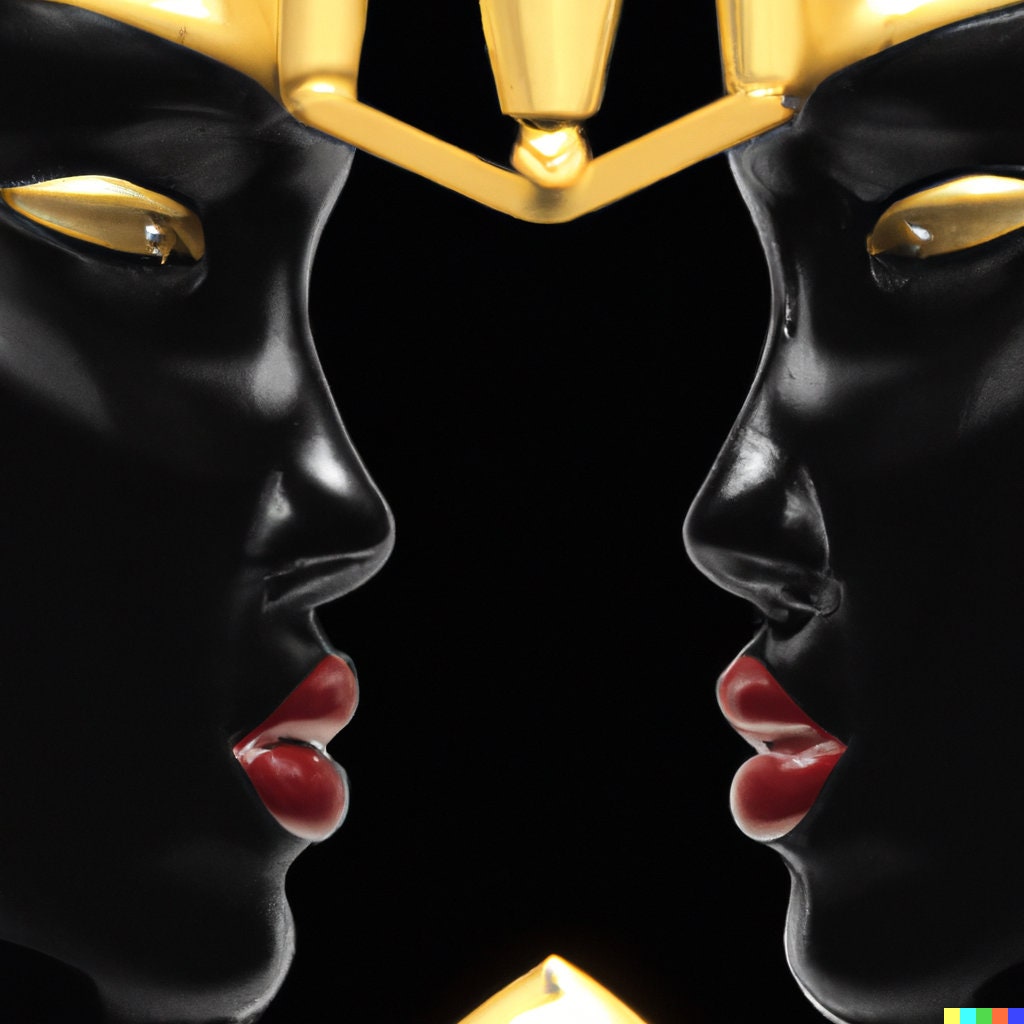 Digital Faces Image 1 -svg - Etsy