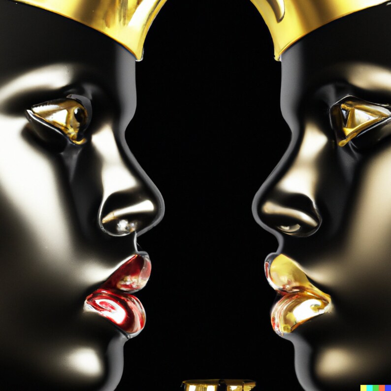 Digital Faces Image 1 -svg - Etsy