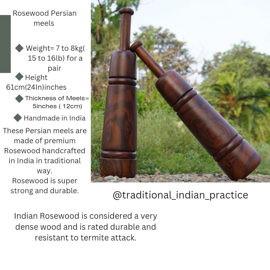 18lbs Sold as Pair 2 Clubs,persian Meels, Rosewood Exercise Meels ...