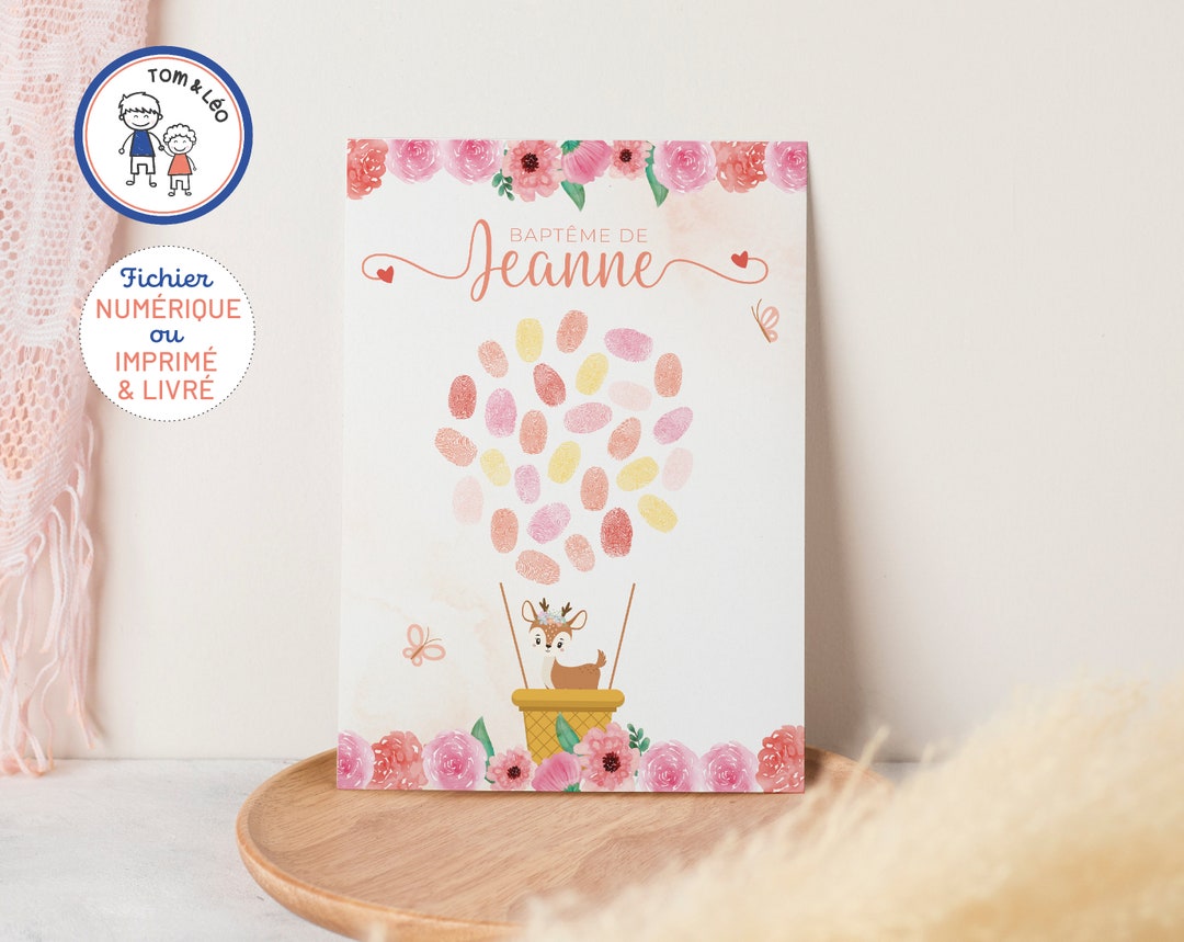 Personalized Footprint Tree Poster • A4 / A3 Printed Version or Digital ...