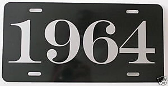 1964 Number Plate