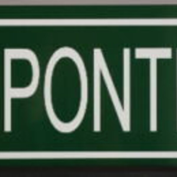 Pontiac Street Sign - Etsy