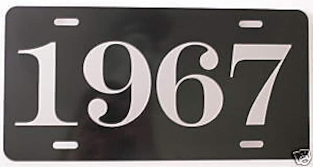 1967 Year Automotive Classic Antique Car METAL LICENSE PLATE 12 X 6 ...