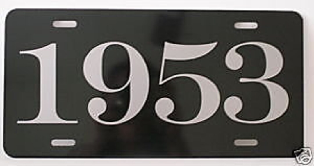 1953 Year Automotive Classic Antique Car METAL LICENSE PLATE 12 X 6 ...