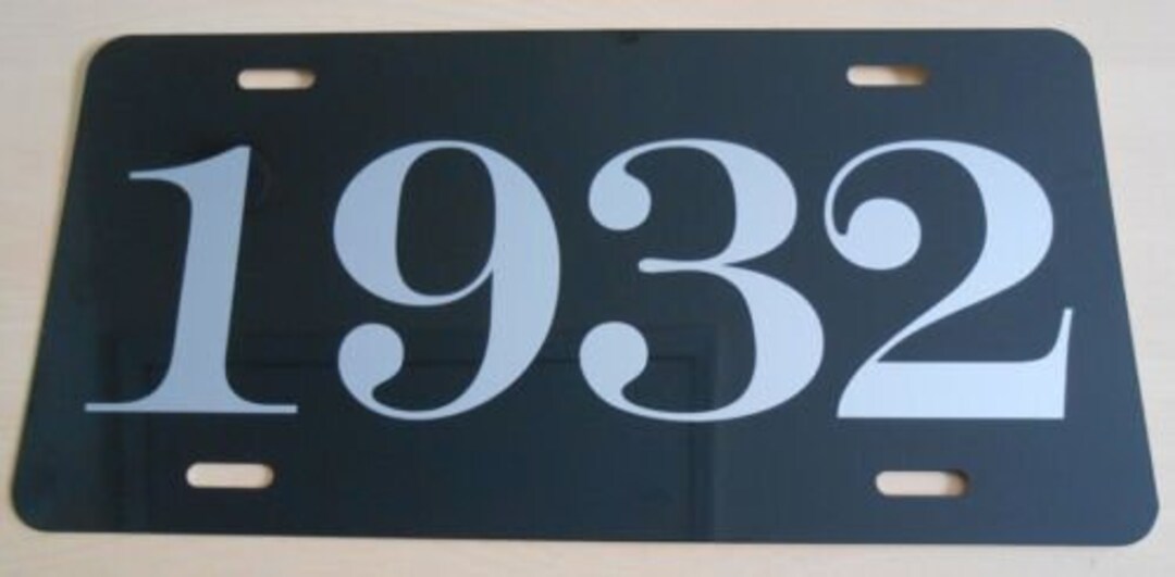 1932 Year Automotive Classic Antique Car METAL LICENSE PLATE 12 X 6 ...