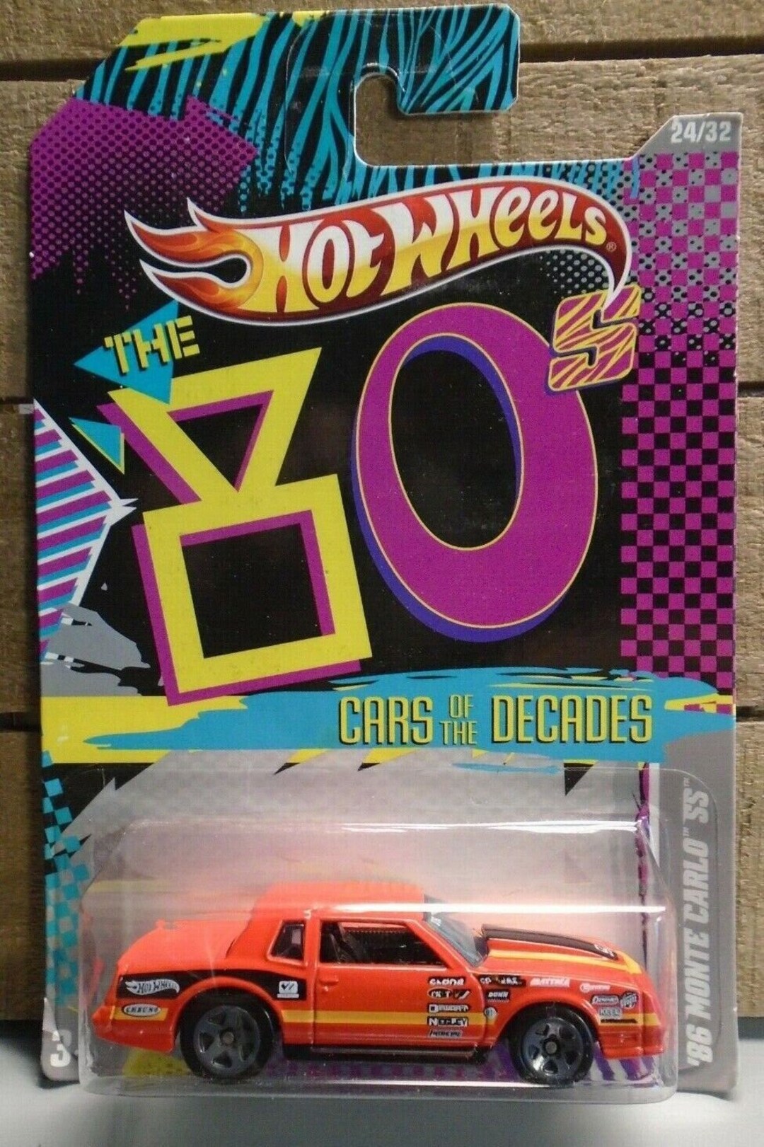 1986 Chevy Monet Carlo SS Stock Car 1/64 Die Cast Car Hot Wheels Cars ...