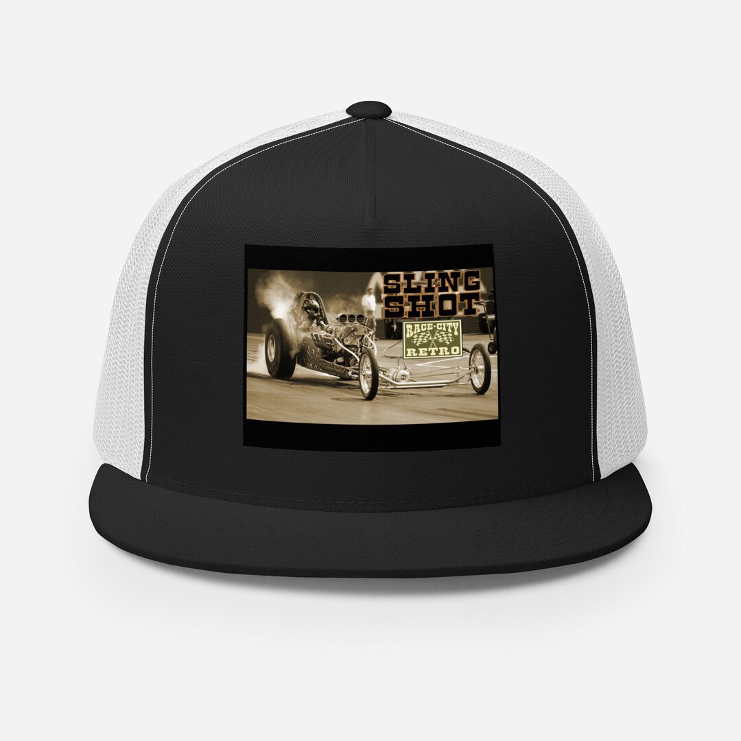 SLING SHOT 1960's Front Engine Dragster Trucker Hat Cap by Race City ...