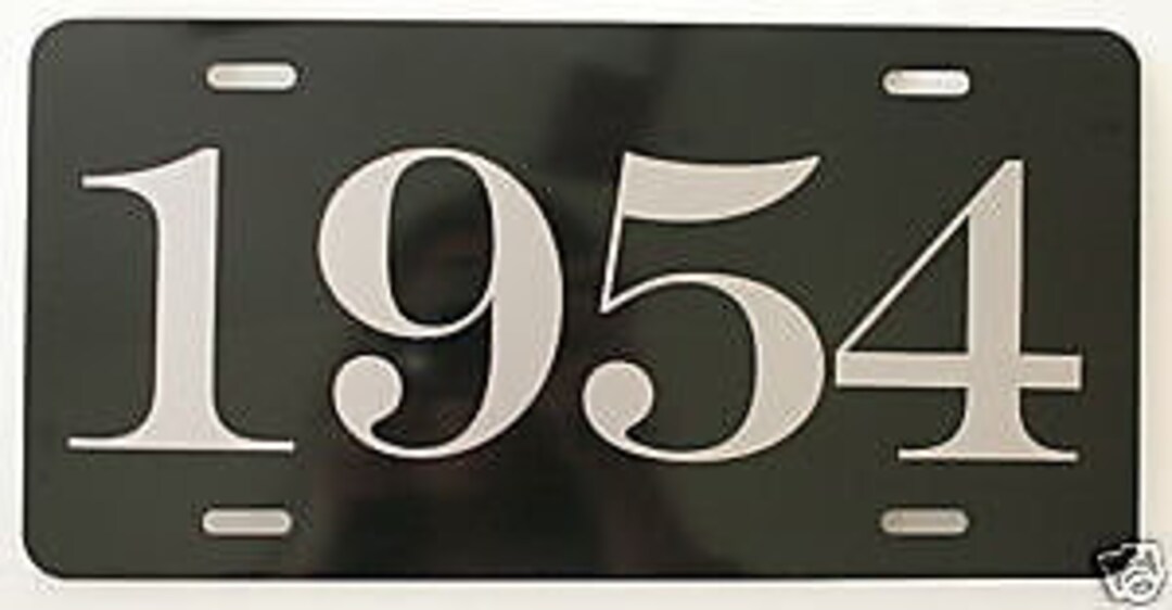 1954 Year Automotive Classic Antique Car METAL LICENSE PLATE 12 X 6 ...