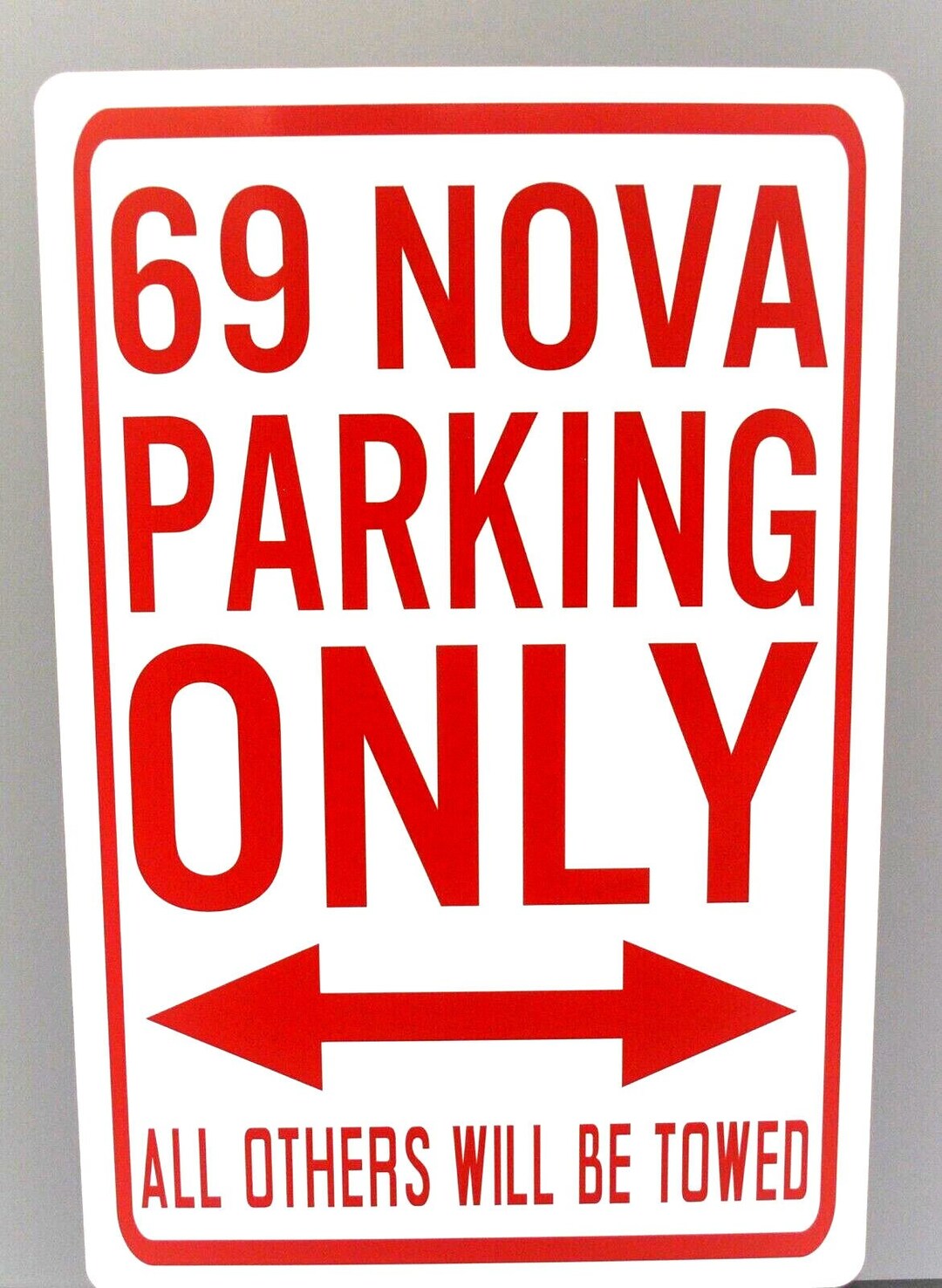 69 NOVA PARKING ONLY Metal Parking Sign 12 X 18 - Etsy