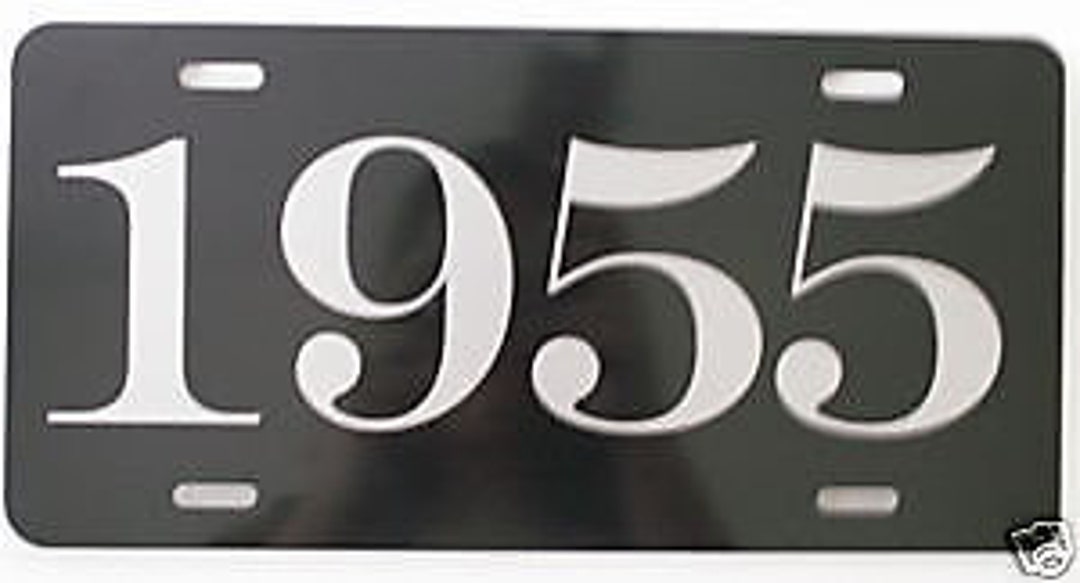 1955 Year Automotive Classic Antique Car METAL LICENSE PLATE 12 X 6 ...