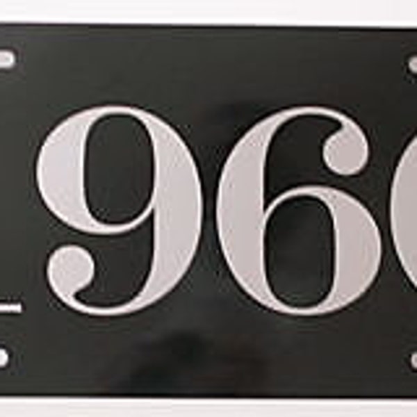 1966 License Plate - Etsy