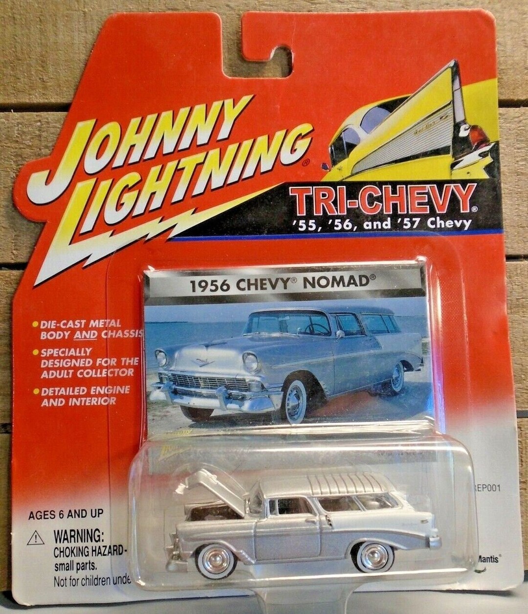 1956 Chevy Nomad SILVER 1/64 Die Cast Car Johnny Lightning - Etsy