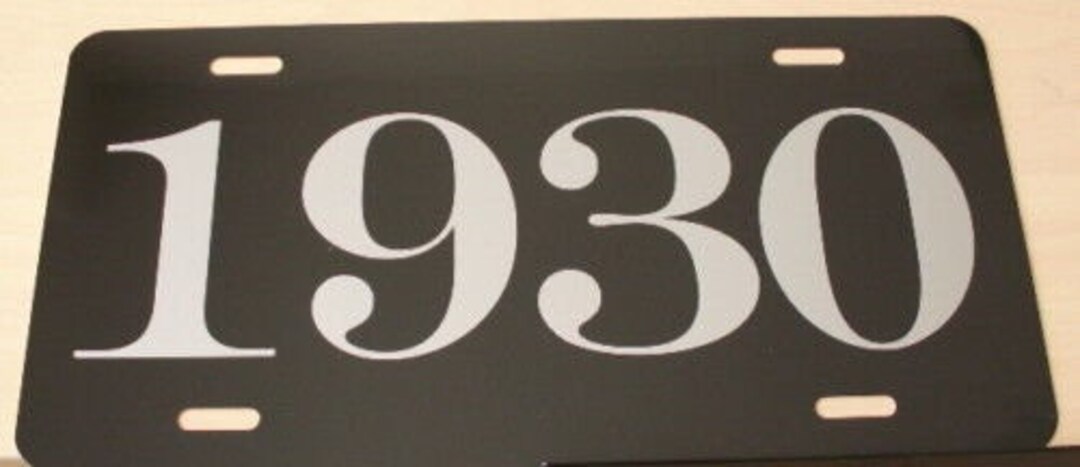 1930 Year Automotive Classic Antique Car METAL LICENSE PLATE 12 X 6 ...