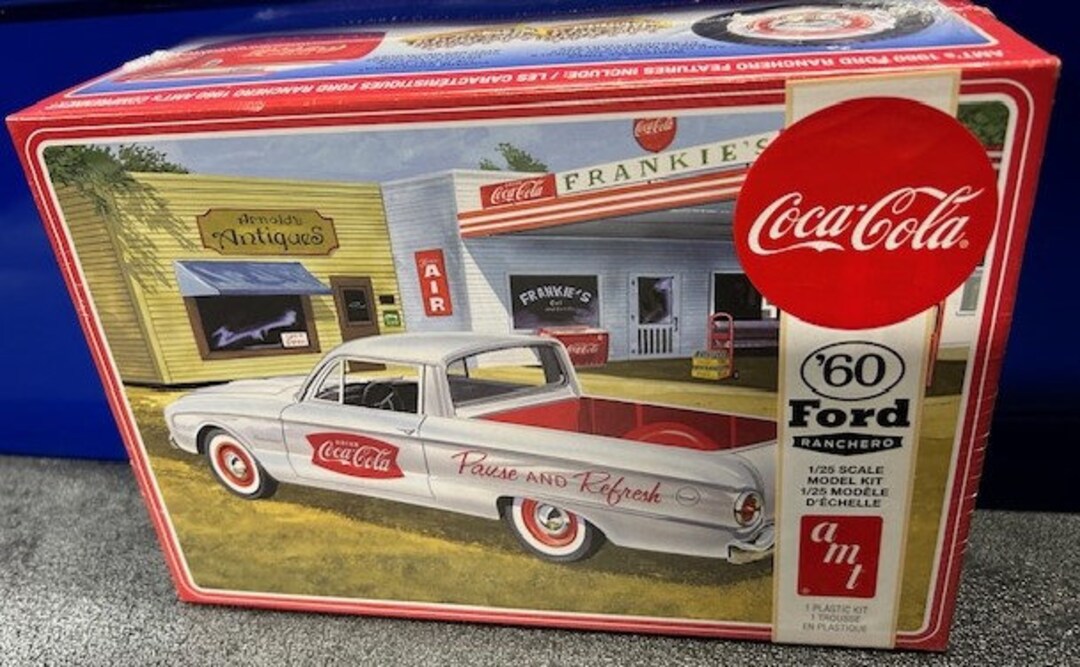 AMT 1960 Ford Ranchero Coca Cola Truck Plastic Model Car Kit - Etsy