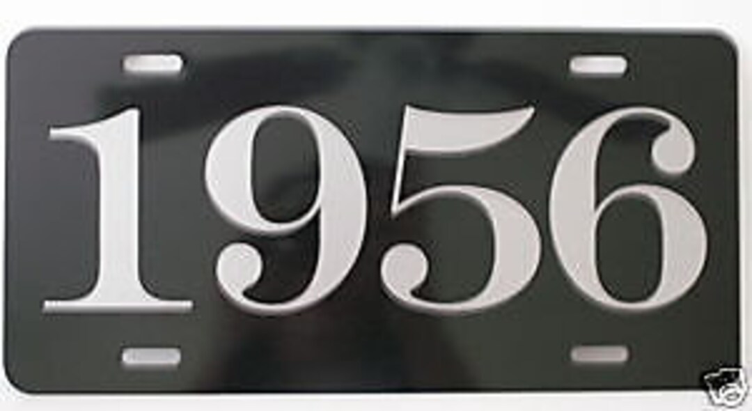 1956 Year Automotive Classic Antique Car METAL LICENSE PLATE 12 X 6 ...