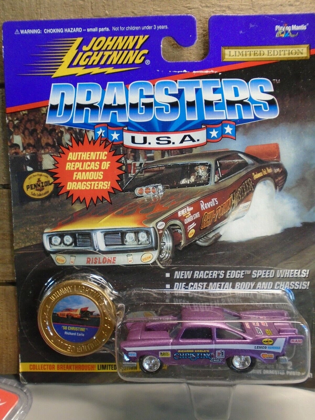 1958 Plymouth Christine PRO MOD Purple 1/64 Die Cast Car Johnny ...