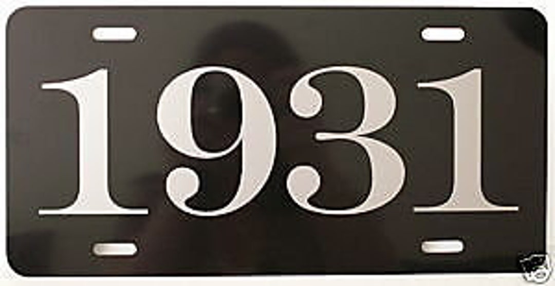 1931 Year Automotive Classic Antique Car METAL LICENSE PLATE 12 X 6 ...