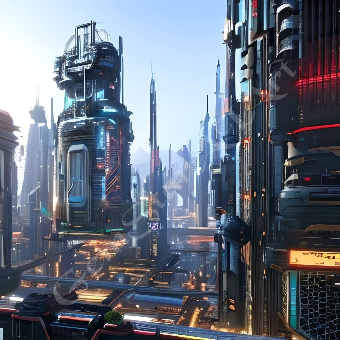 Digital Download - Cyberpunk Type City - Etsy