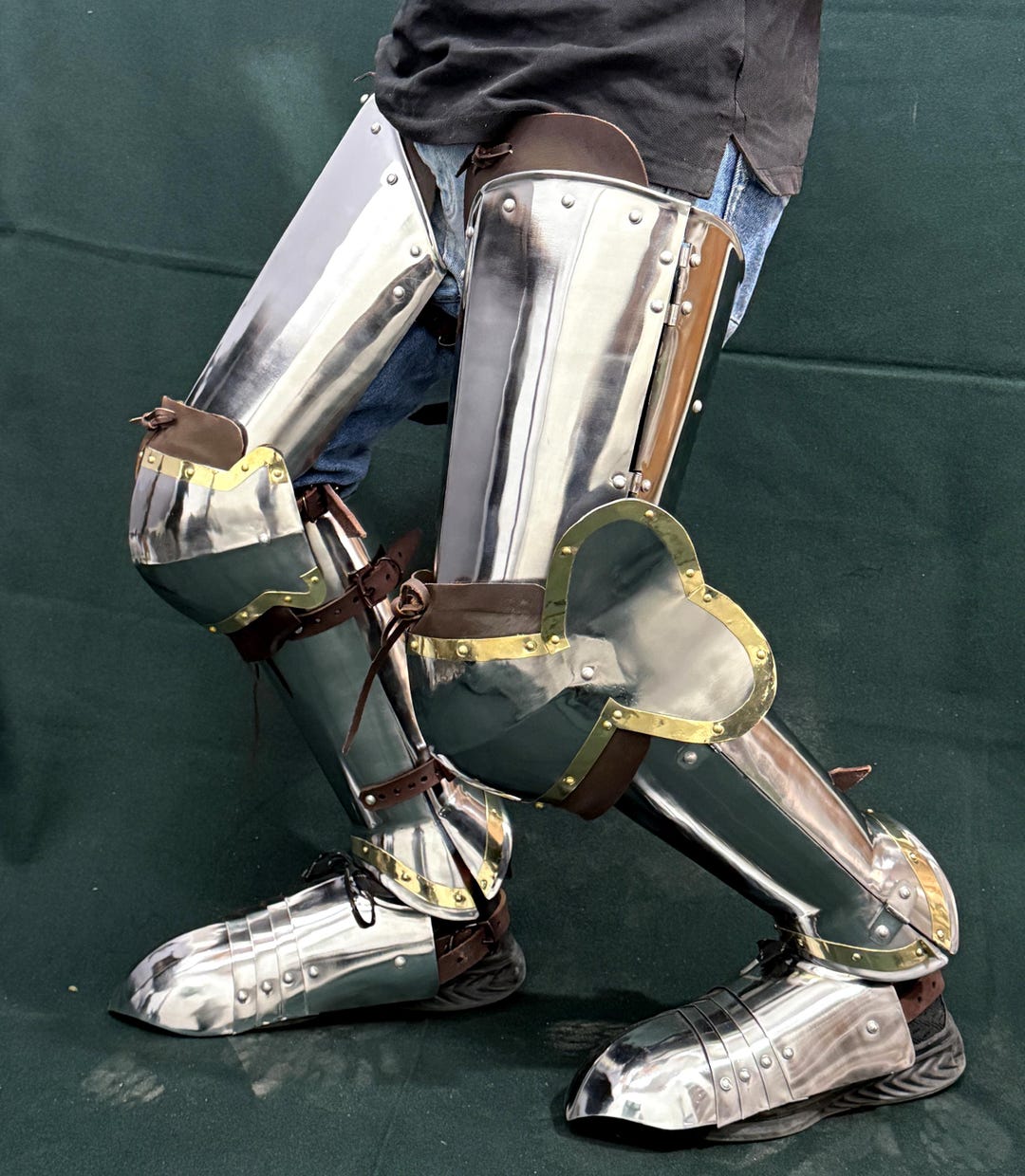 Medieval Steel Gothic Full Leg Armor for Knights – Knight’s Plate ...