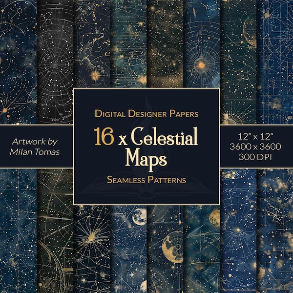 Celestial Maps - Etsy