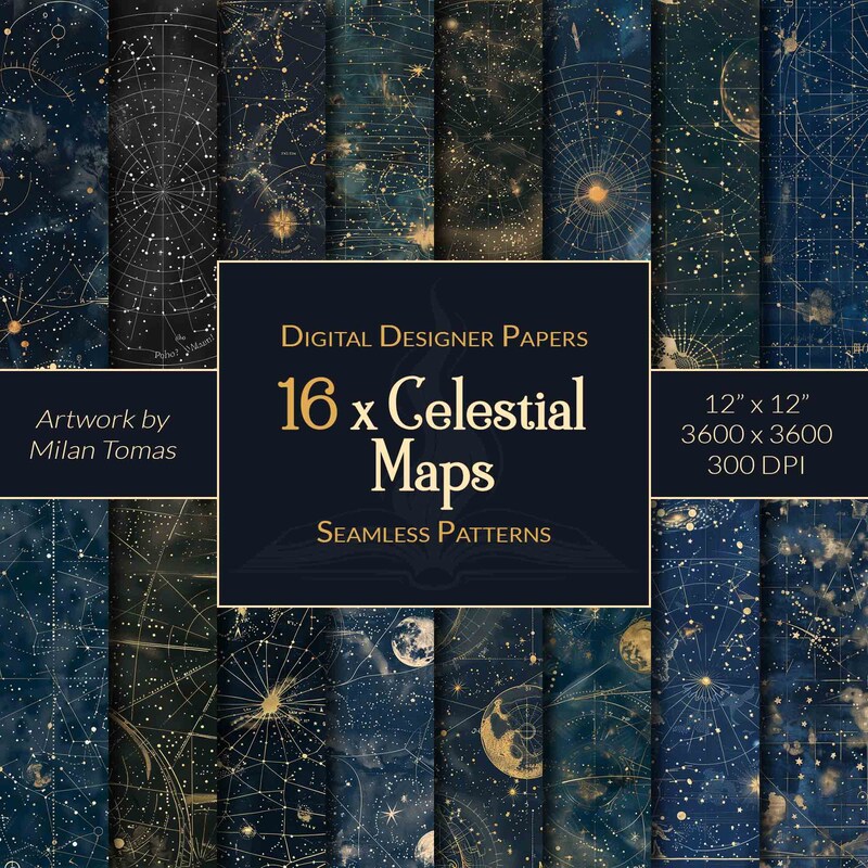 Celestial Maps - Etsy