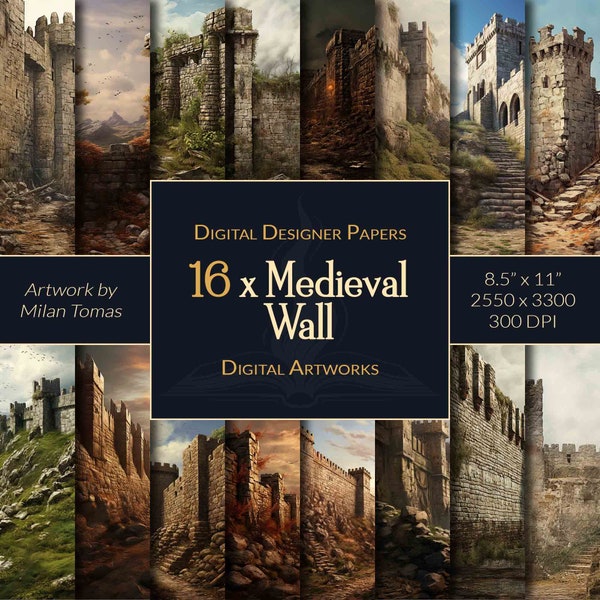 Medieval Scrapbook - Etsy